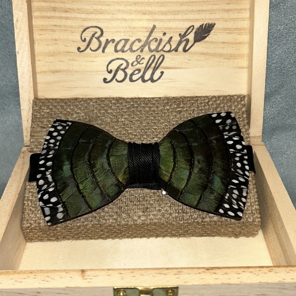 Brackish and Bell | Accessories | Brackish And Bell Feather Bow Ties ...